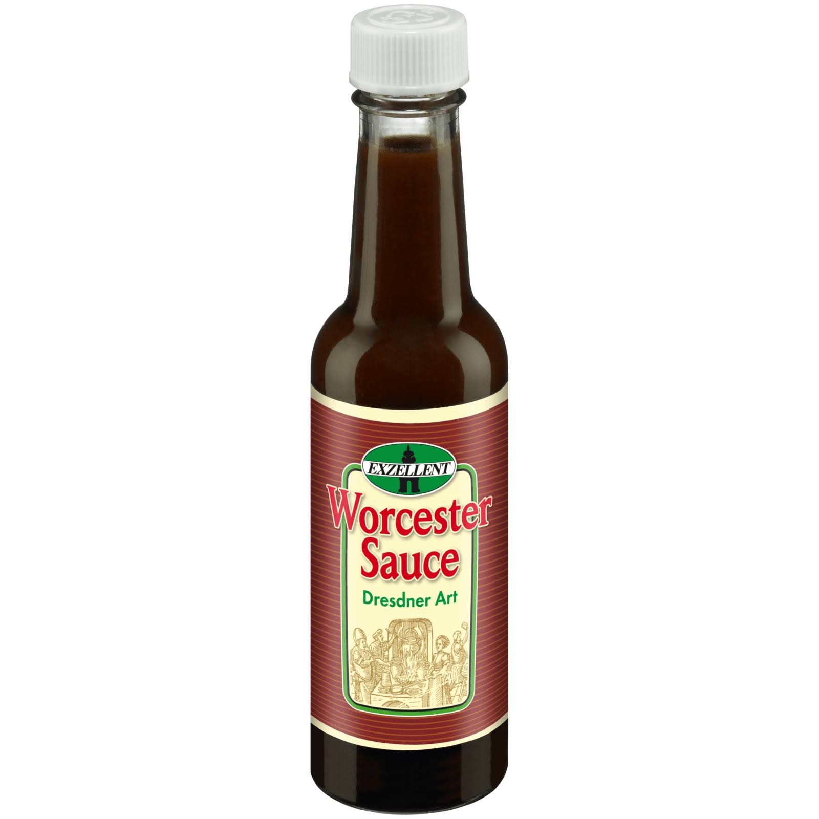 Flasche Worcester Sauce für Currywurst